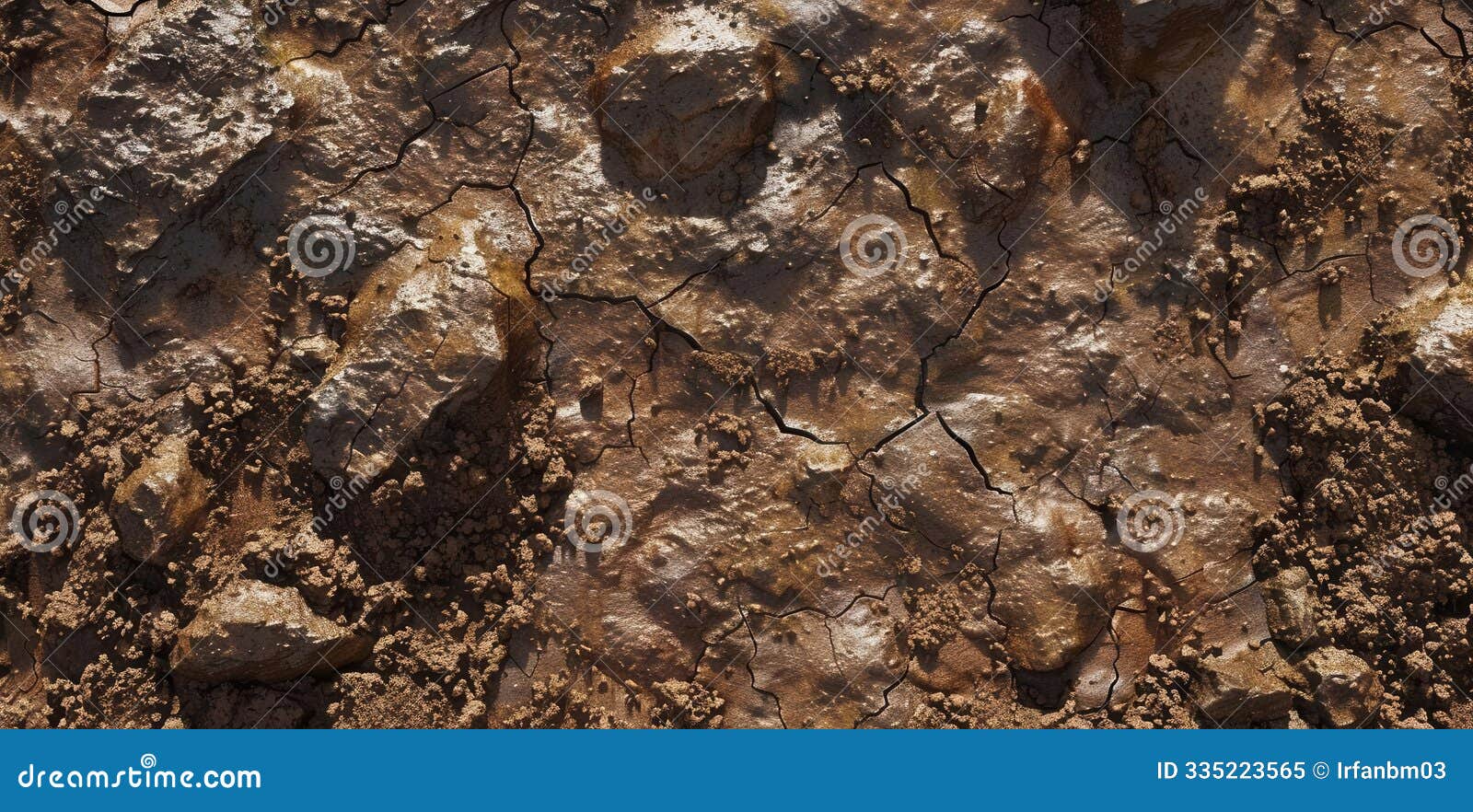 Unstable Ground. Unorganized Soil Texture Concept Stock Illustration ...