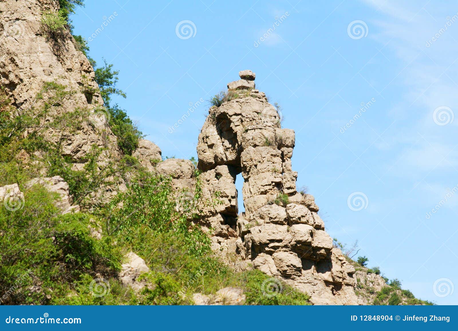 Unstable rock stock photo. Image of ostium, seasonal - 12848904