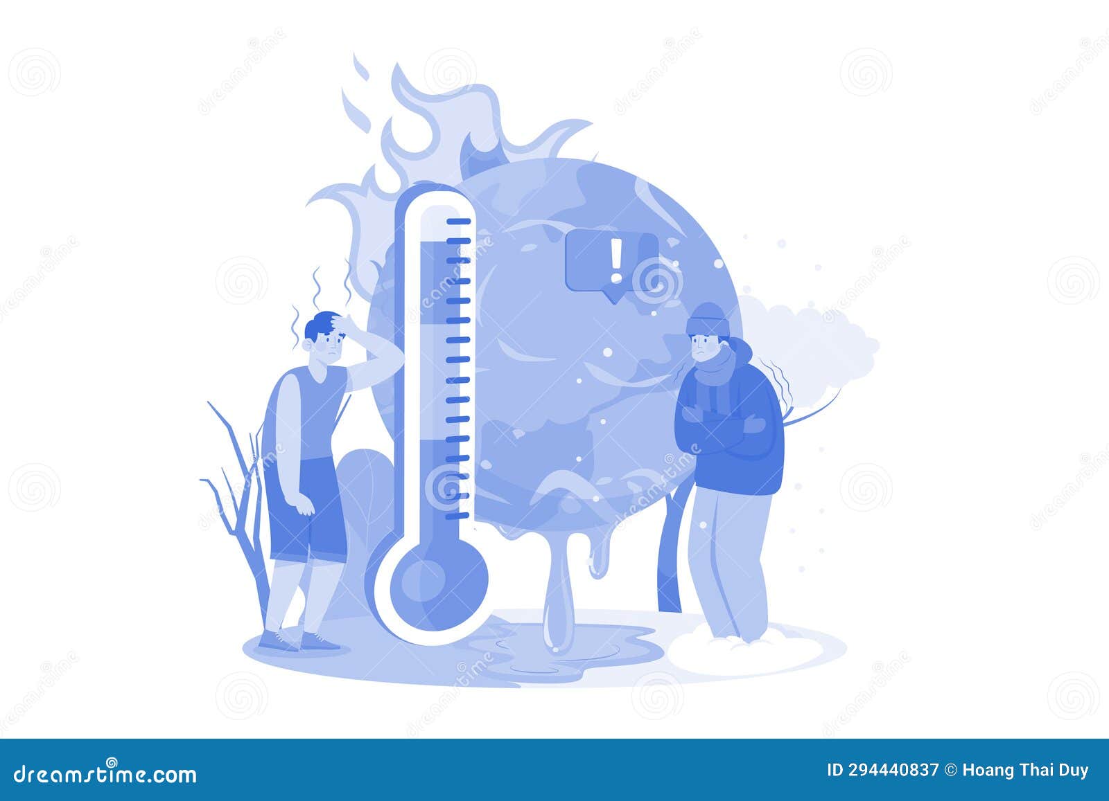 Weather Temperature Gauge Cartoon Vector | CartoonDealer.com #233849719