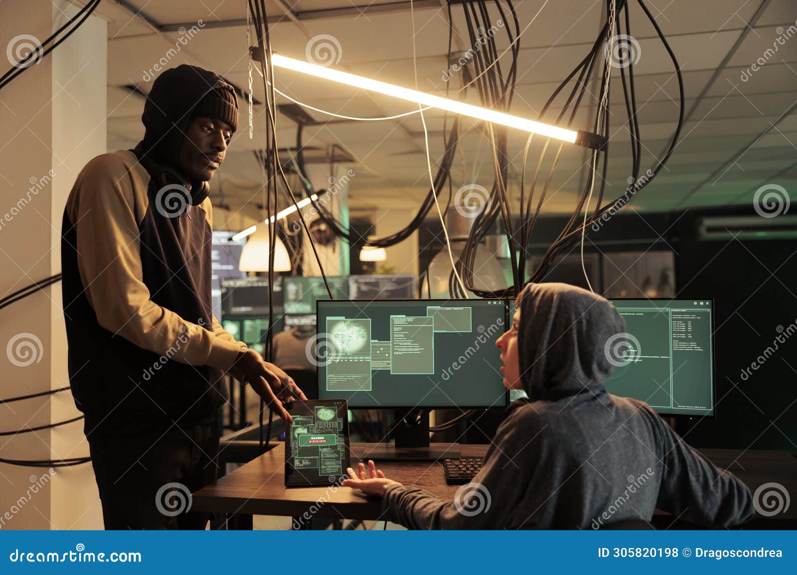 Unsuccessful Database Password Cracking, Computer System Access Denied Stock Photo - Image of ...
