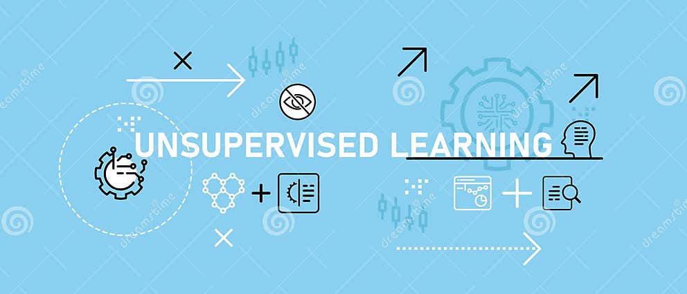 Unsupervised Learning Conceptual Smart Machine Technology Data Self ...