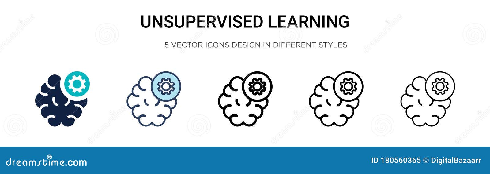 Unsupervised Learning Isolated Icon. Simple Element Illustration From ... Unsupervised Learning Isolated Icon. Simple Element Illustration From ...