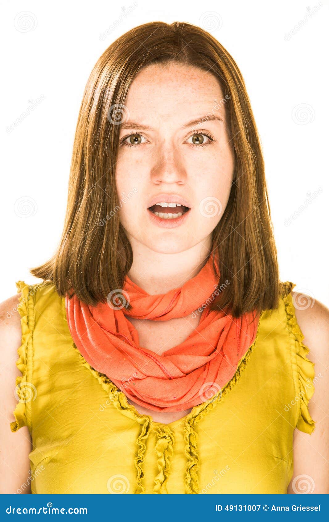 Unsure Expression stock image. Image of unhappy, beautiful - 49131007