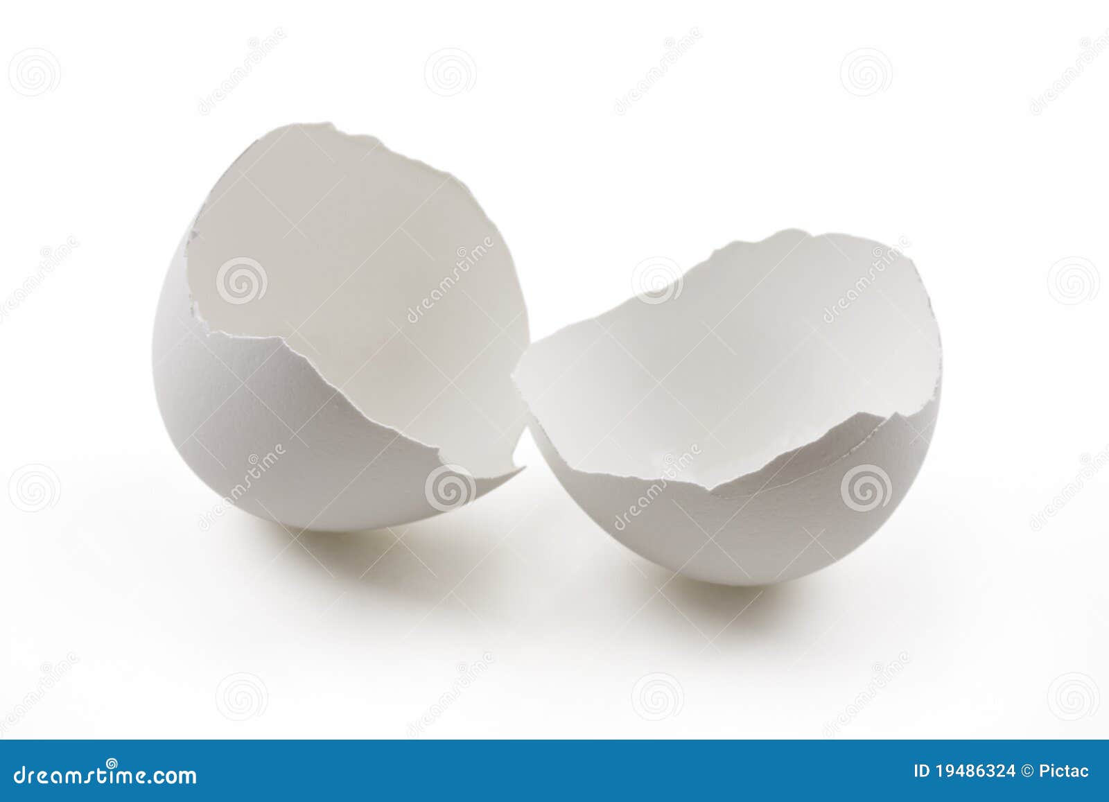 Unterbrochene Eierschale stockfoto. Bild von getrennt - 19486324