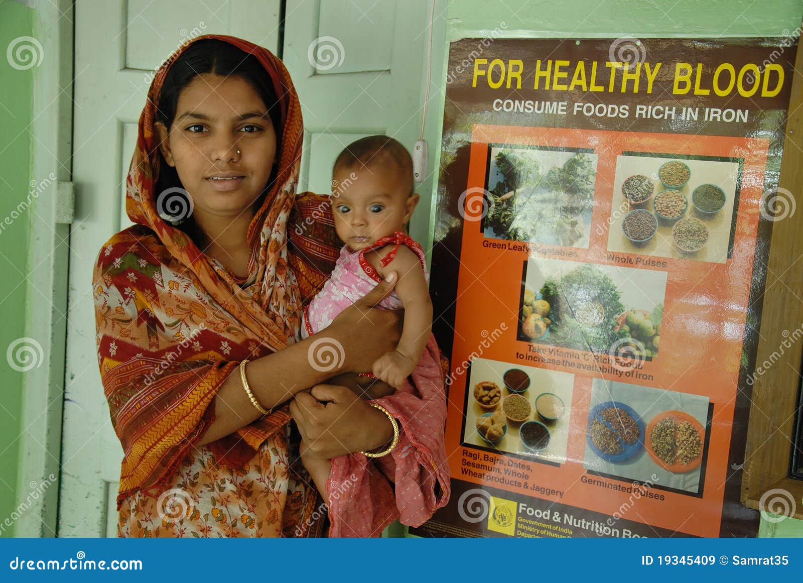 Unterernährte Kinder in Indien Redaktionelles Stockbild - Bild von dorf ...
