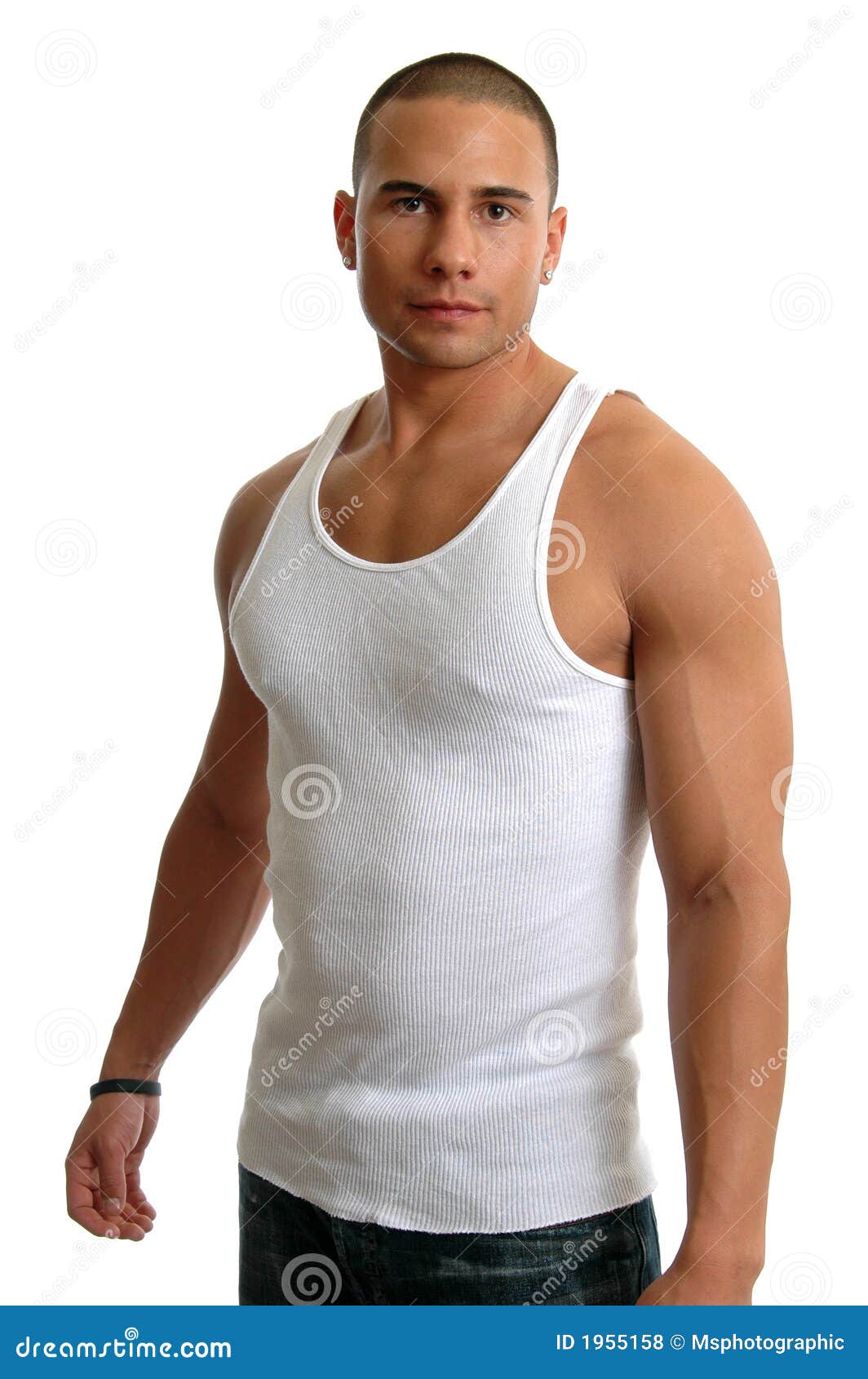 Unterhemd stockfoto. Bild von klopfer, torso, männlich - 1955158