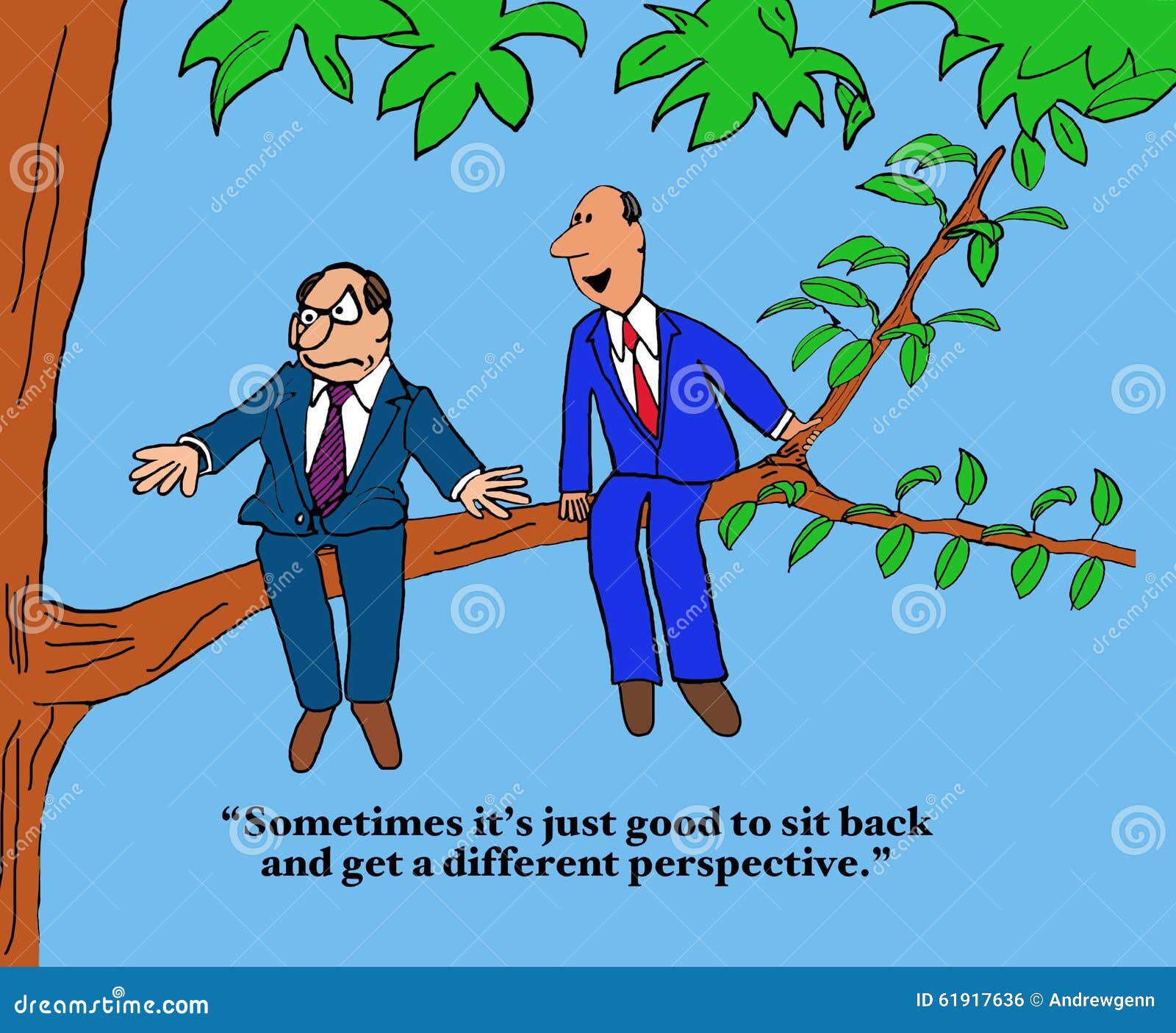 Unterschiedliche Perspektive Stock Abbildung - Illustration von lustig ...