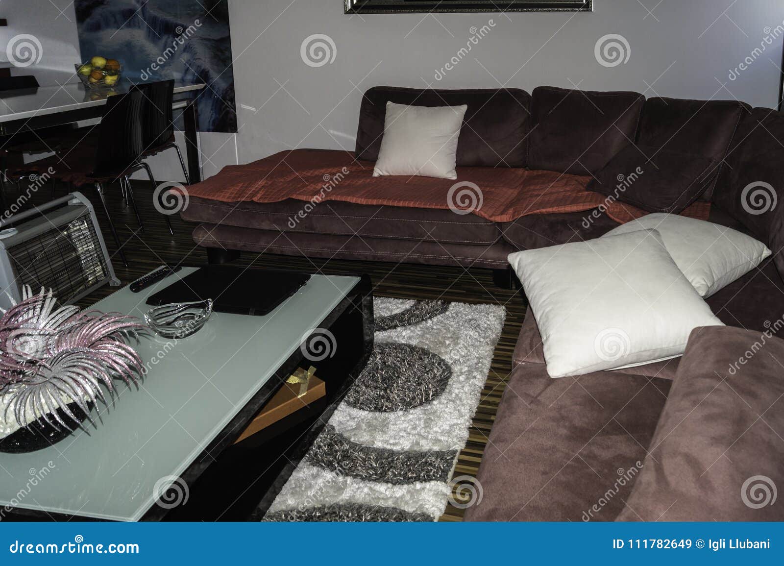 Untidy house stock image. Image of pillow, modern, untidy - 111782649