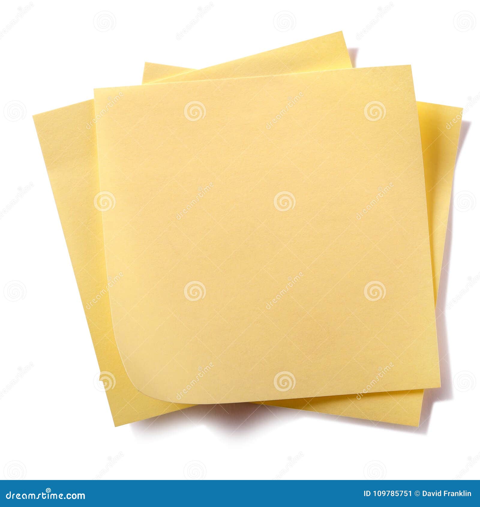 Stack Of Post Its And A Pen Royalty-Free Stock Photography ...