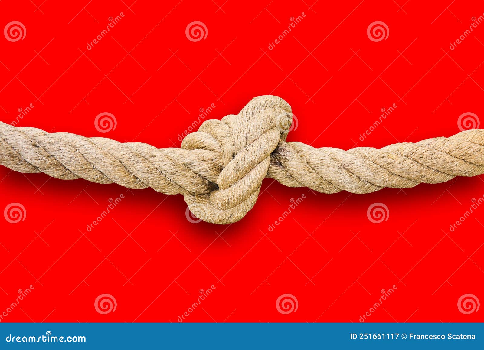 Untie the Knots - Problem Solving Concept Image on Red Background Stock ...