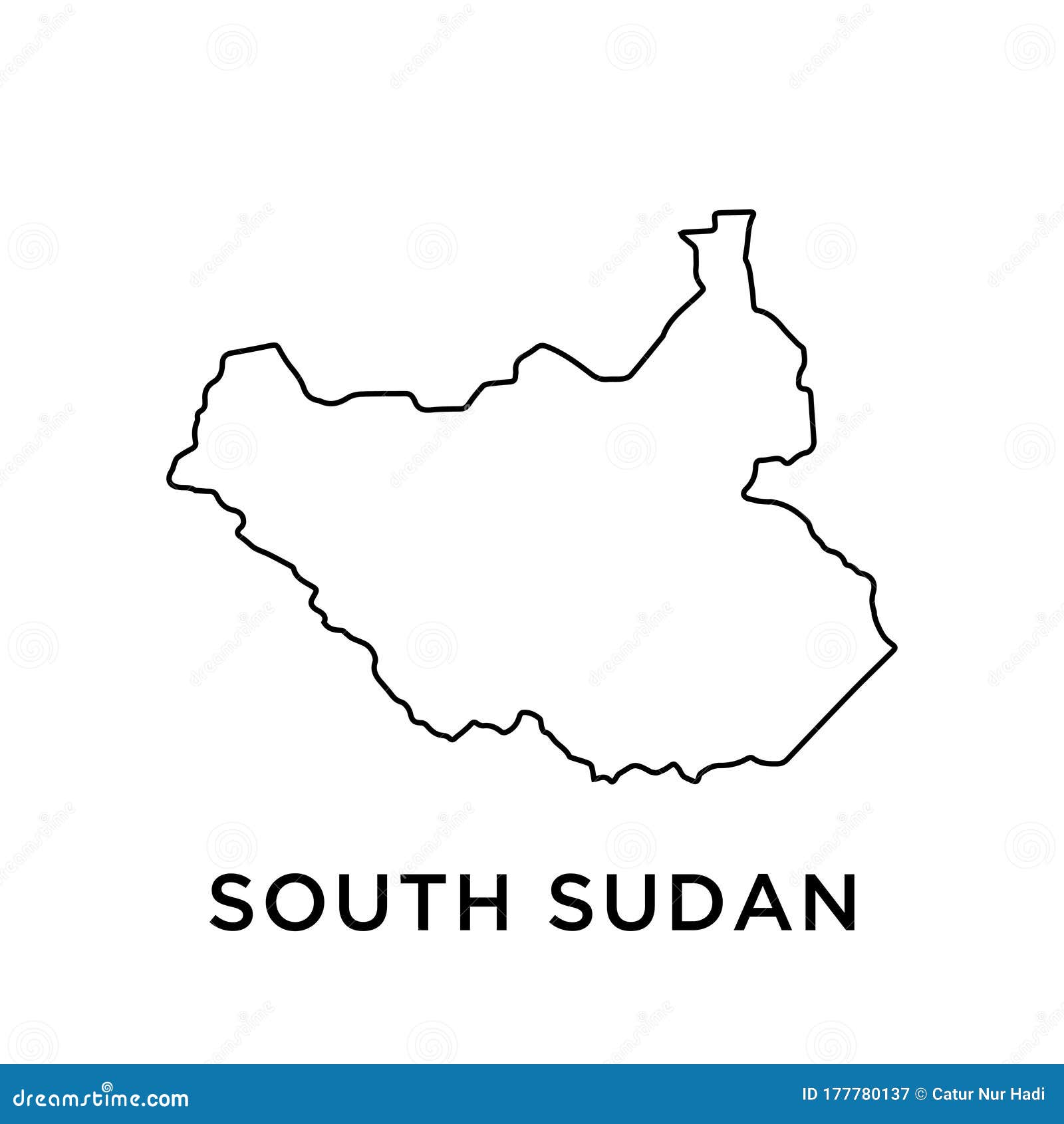 Abyei Area Republic Of The Sudan, North Sudan, South Sudan Map Vector ...