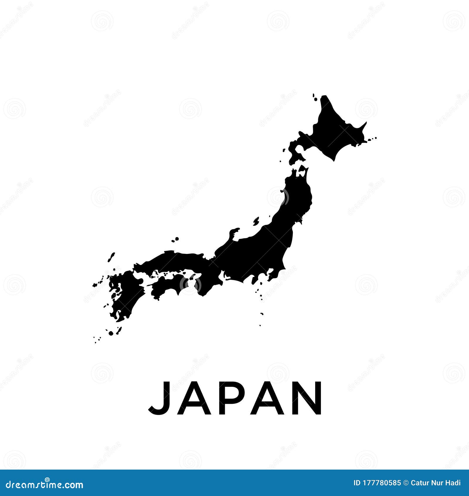 Japan Map Icon Vector Trendy Stock Vector - Illustration of hokkaido ...