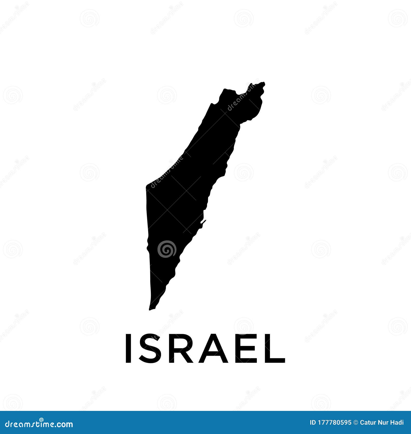 Israel Map Icon Vector Trendy Stock Vector - Illustration of country ...