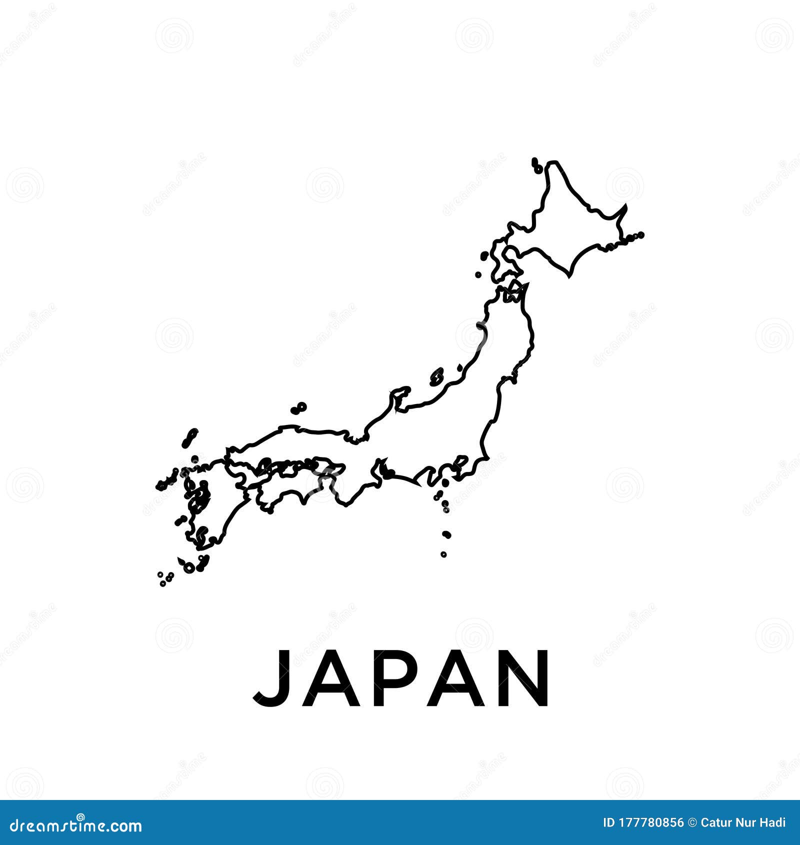 Japan Map Icon Vector Trendy Stock Vector - Illustration of element ...