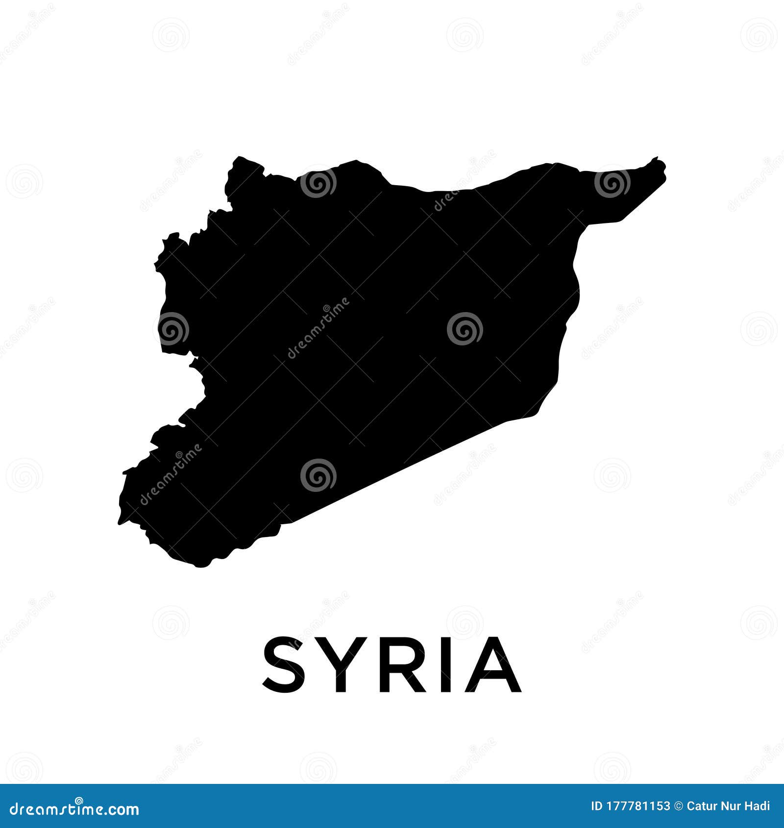 Syria Map Icon Vector Trendy Stock Vector - Illustration of abstract ...