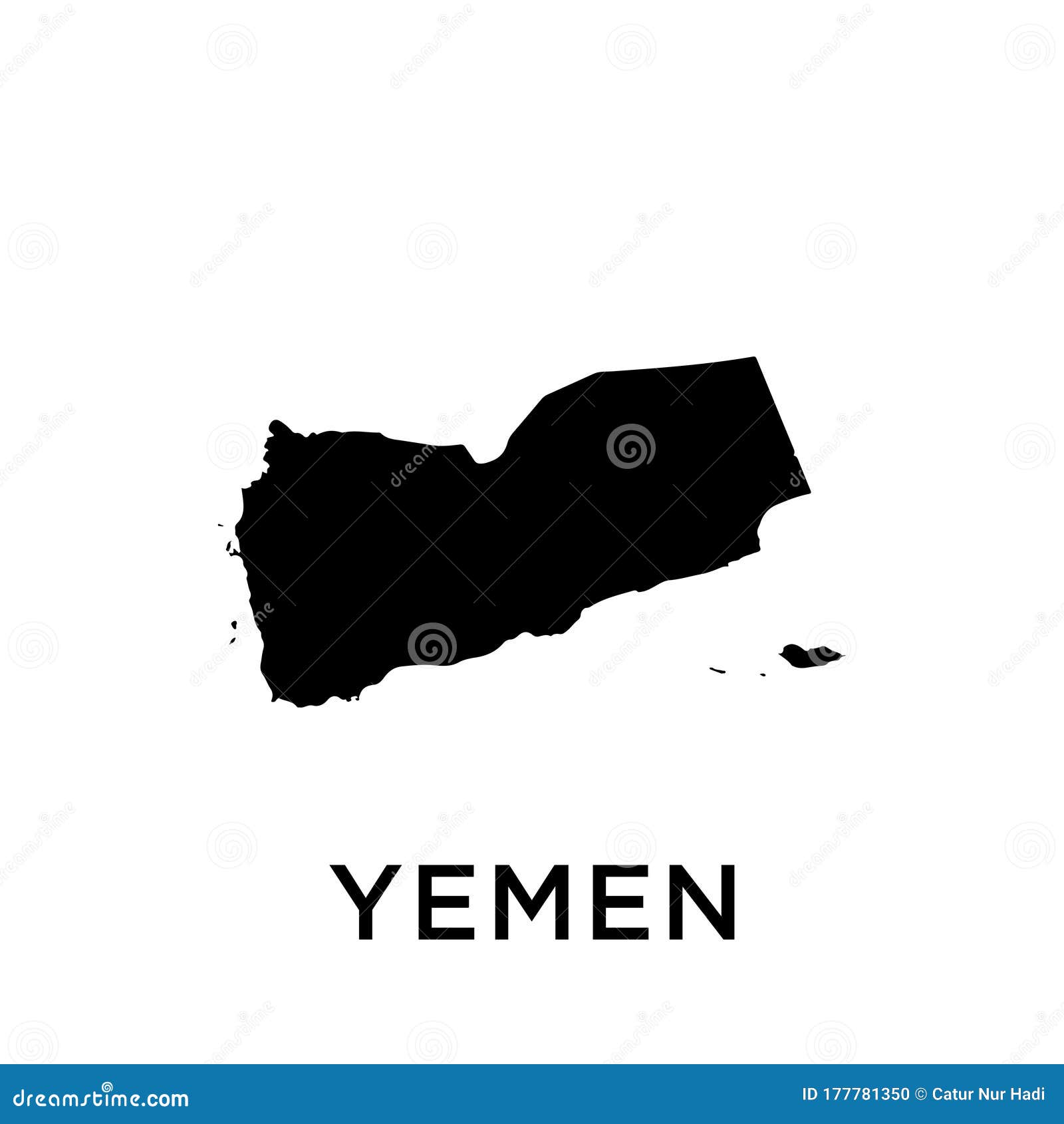 Yemen Map Icon Vector Trendy Stock Vector - Illustration of element ...