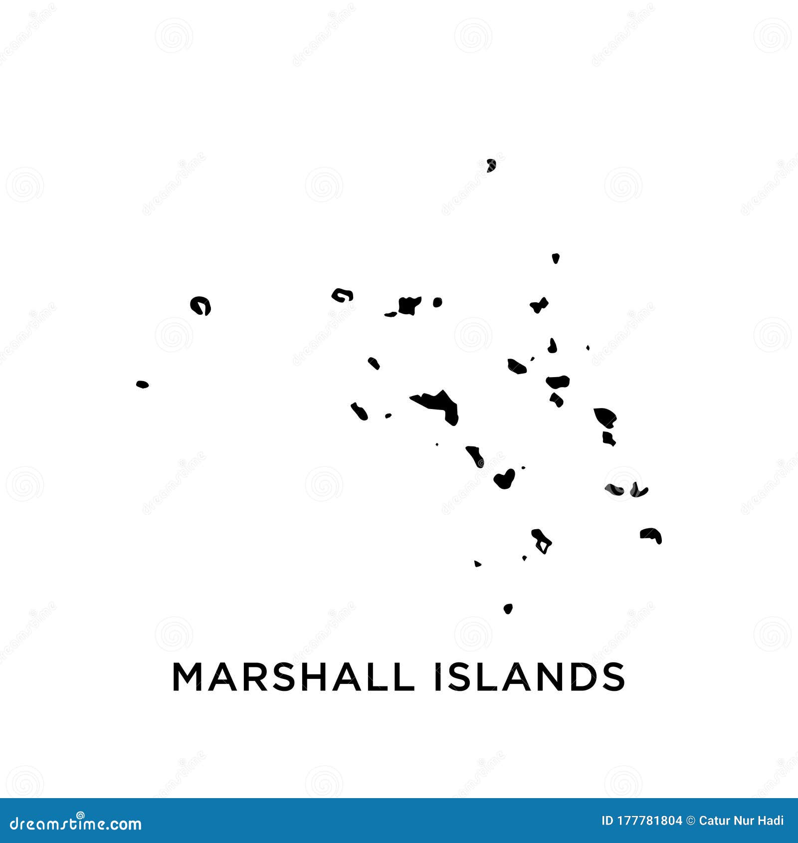 Marshall Islands Round Circle Flag. Marshallese Circular Button Banner ...