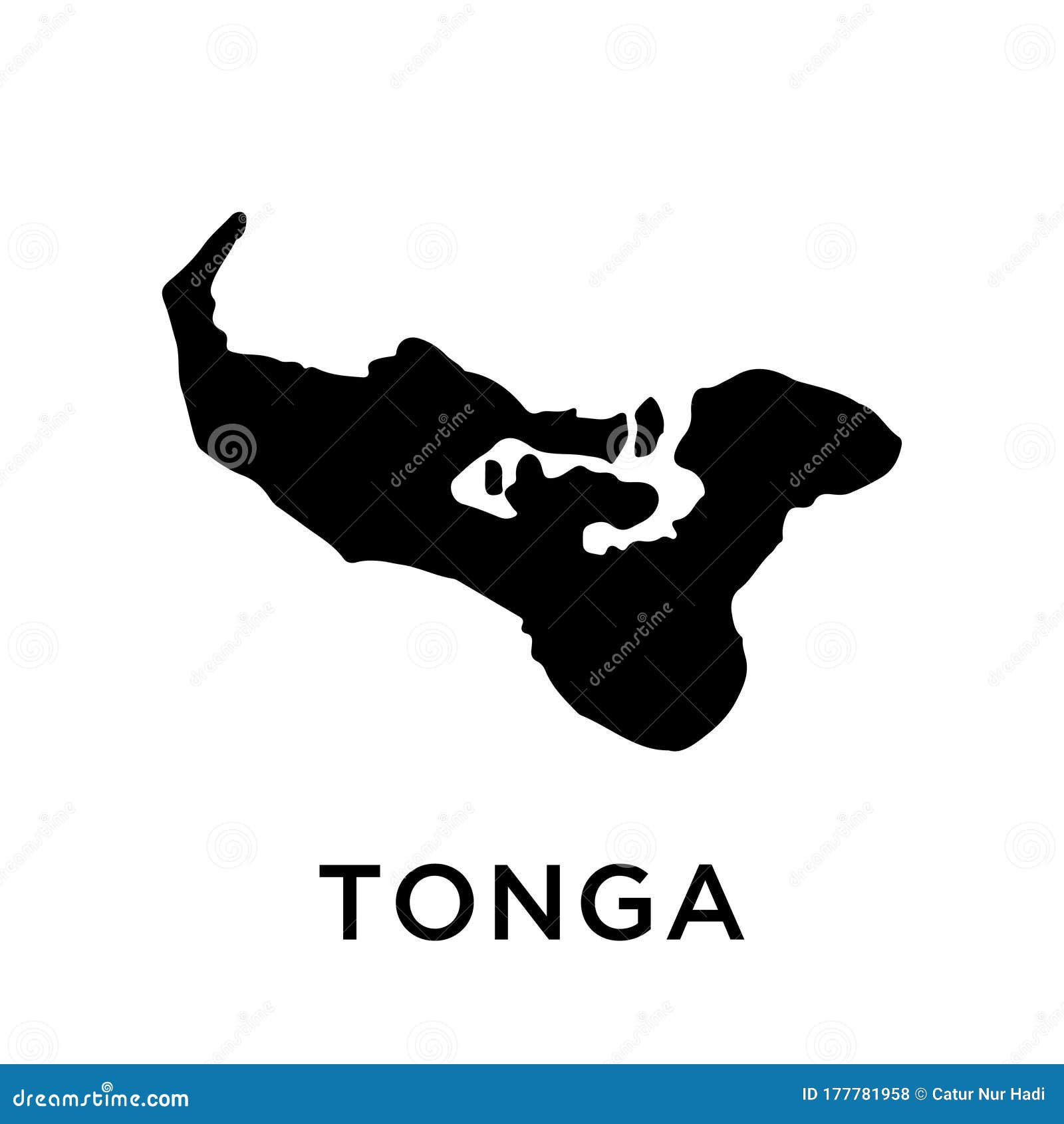 Tonga Map Icon Vector Trendy Stock Vector - Illustration of blank ...