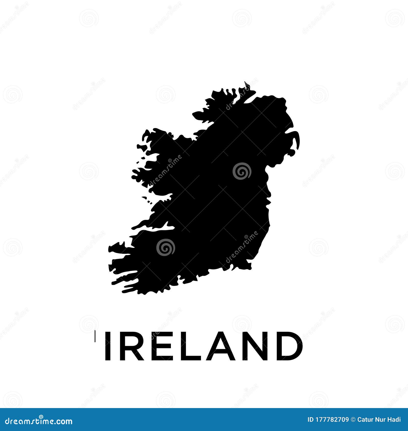 Ireland Map Icon Vector Trendy Stock Vector - Illustration of graphic ...
