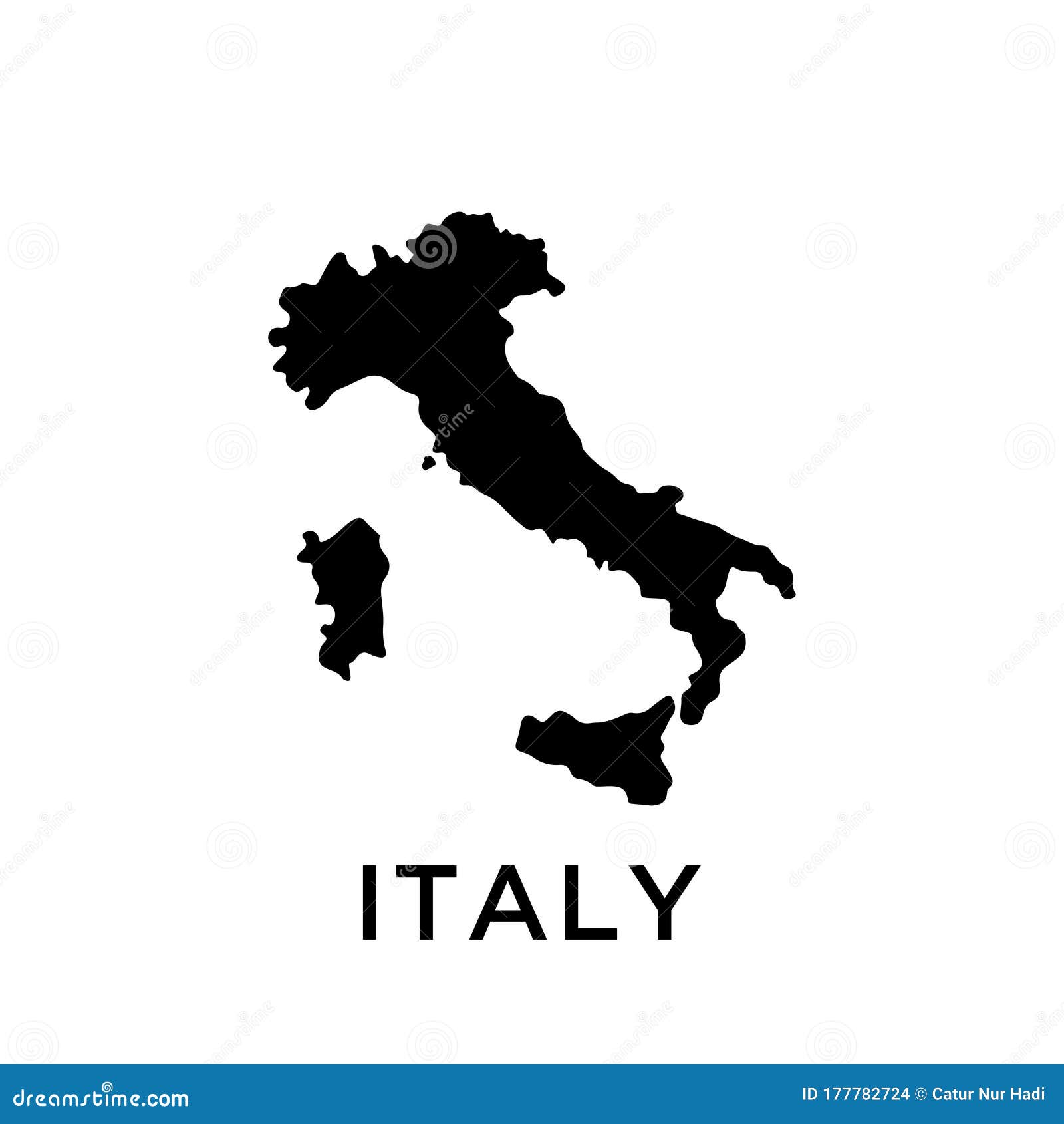 Italy Map Icon Vector Trendy Stock Vector - Illustration of globe ...