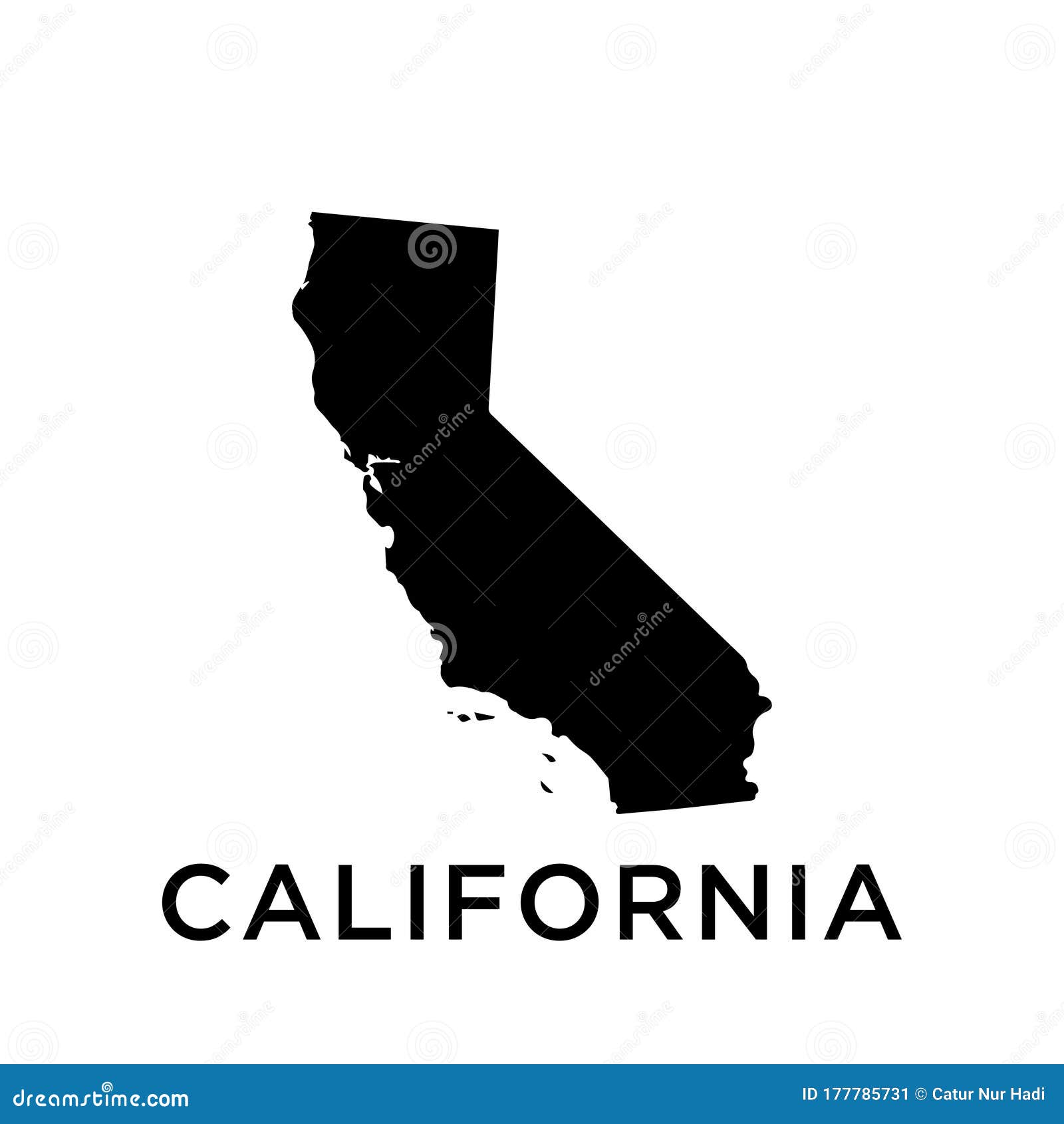 California Map Icon Vector Trendy Stock Vector - Illustration of ...