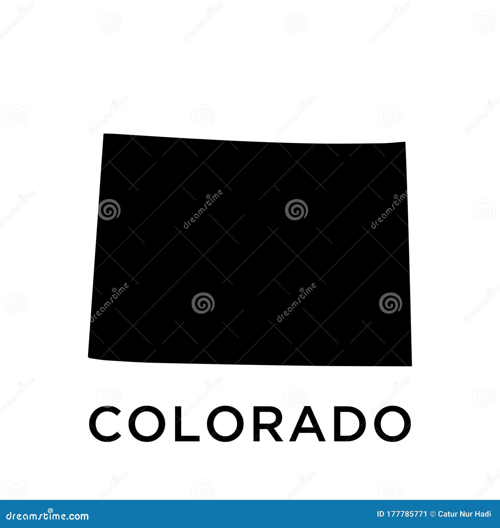 Colorado Map Icon Vector Trendy Stock Vector - Illustration of counties ...