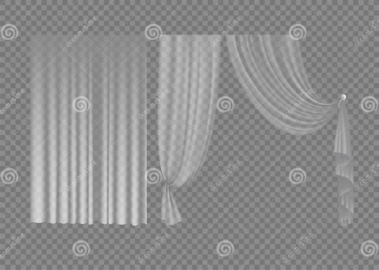 Transparent Realistic Tule. Vector Illustration Stock Vector ...