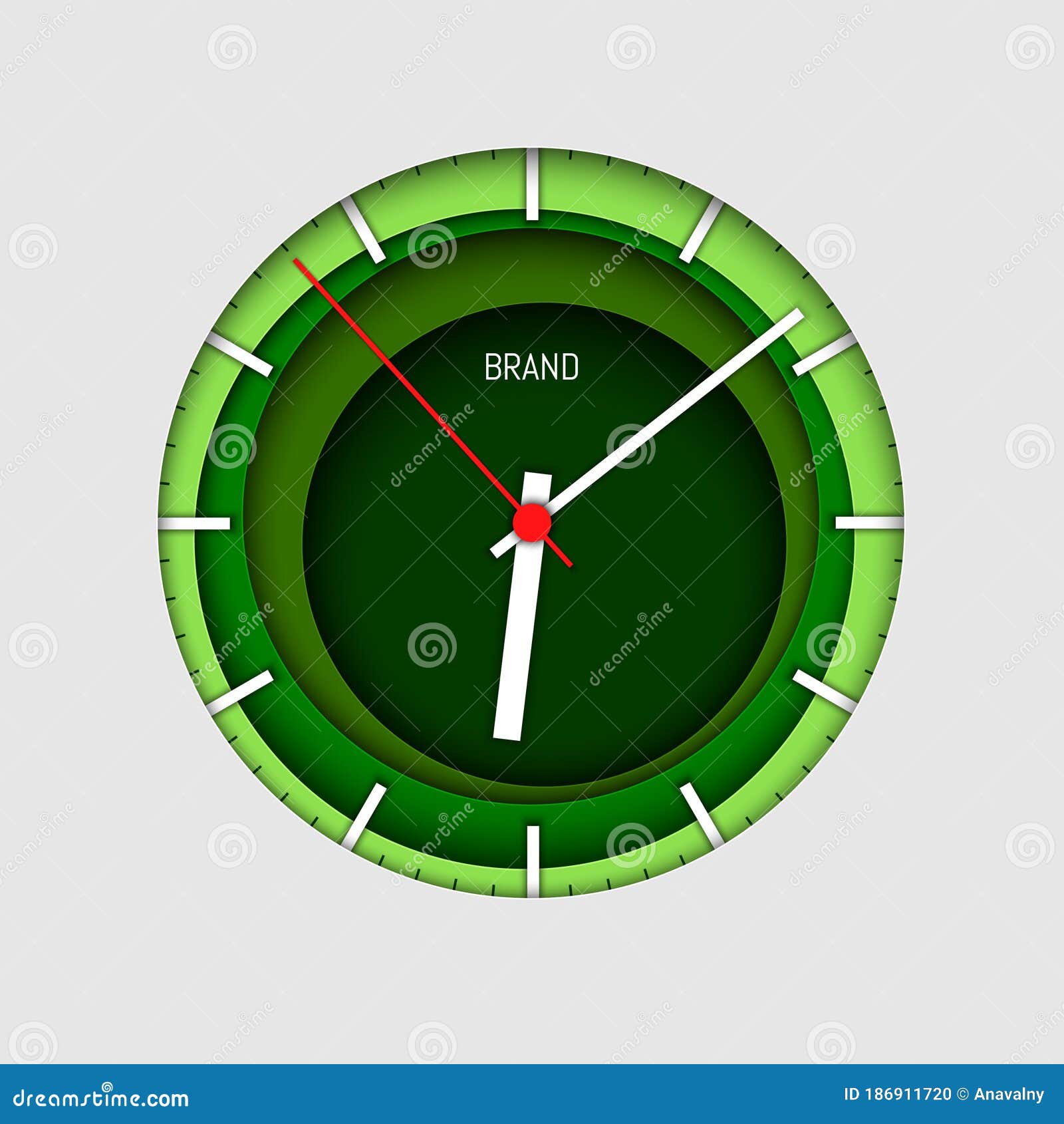 Abstract Clock Face Design. Concept for Book Cover, Banner, Art Project ...