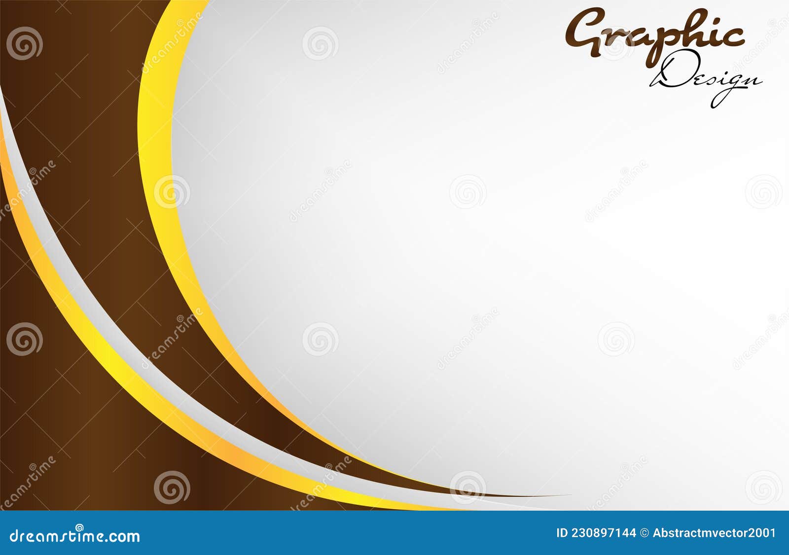 Brown and Yellow Color Abstract Vector Background Design by Abstract M ...