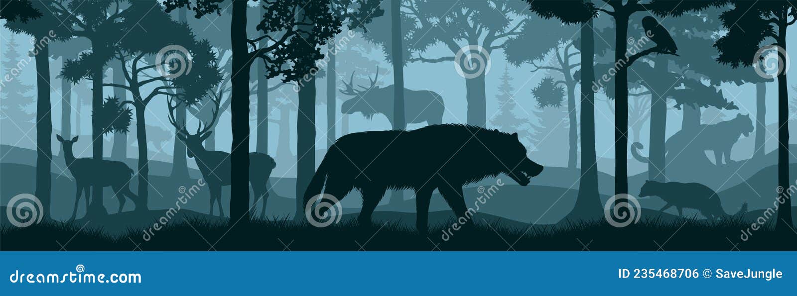 Puma, Lynx, Lioness. Panther With Angry Face Vector Illustration ...