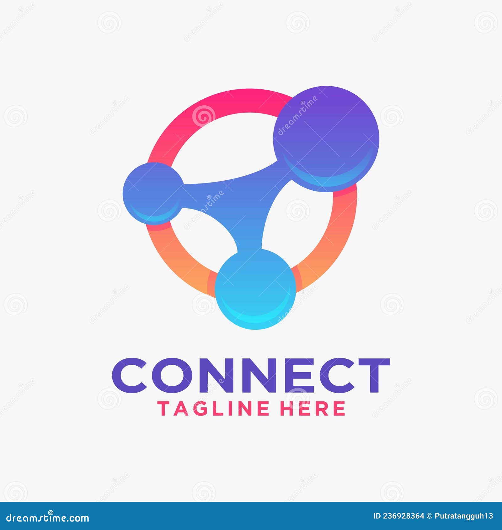 Tech connect logo design stock vector. Illustration of awesome - 236928364