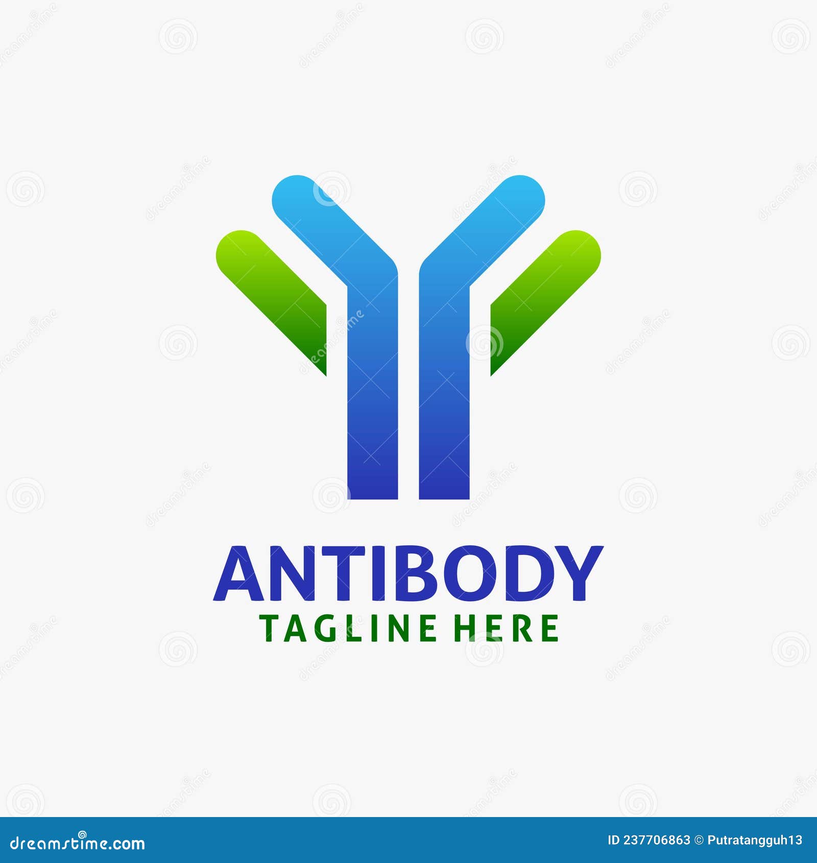 Healthy Antibody Logo Design Stock Vector - Illustration of disease ...