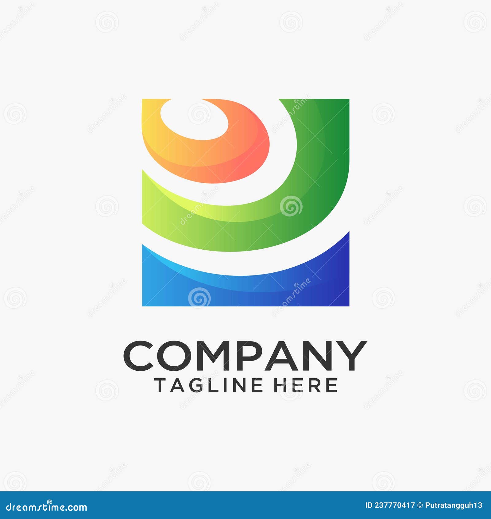 Abstract Square Logo Design Stock Vector - Illustration of backdrop ...