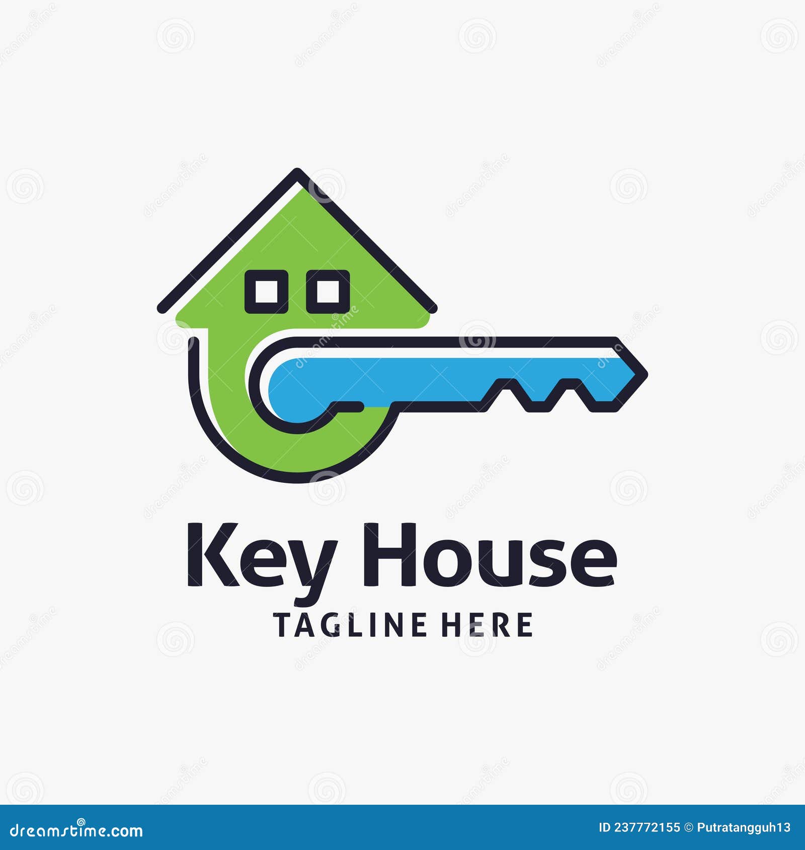 House key logo design stock vector. Illustration of home - 237772155