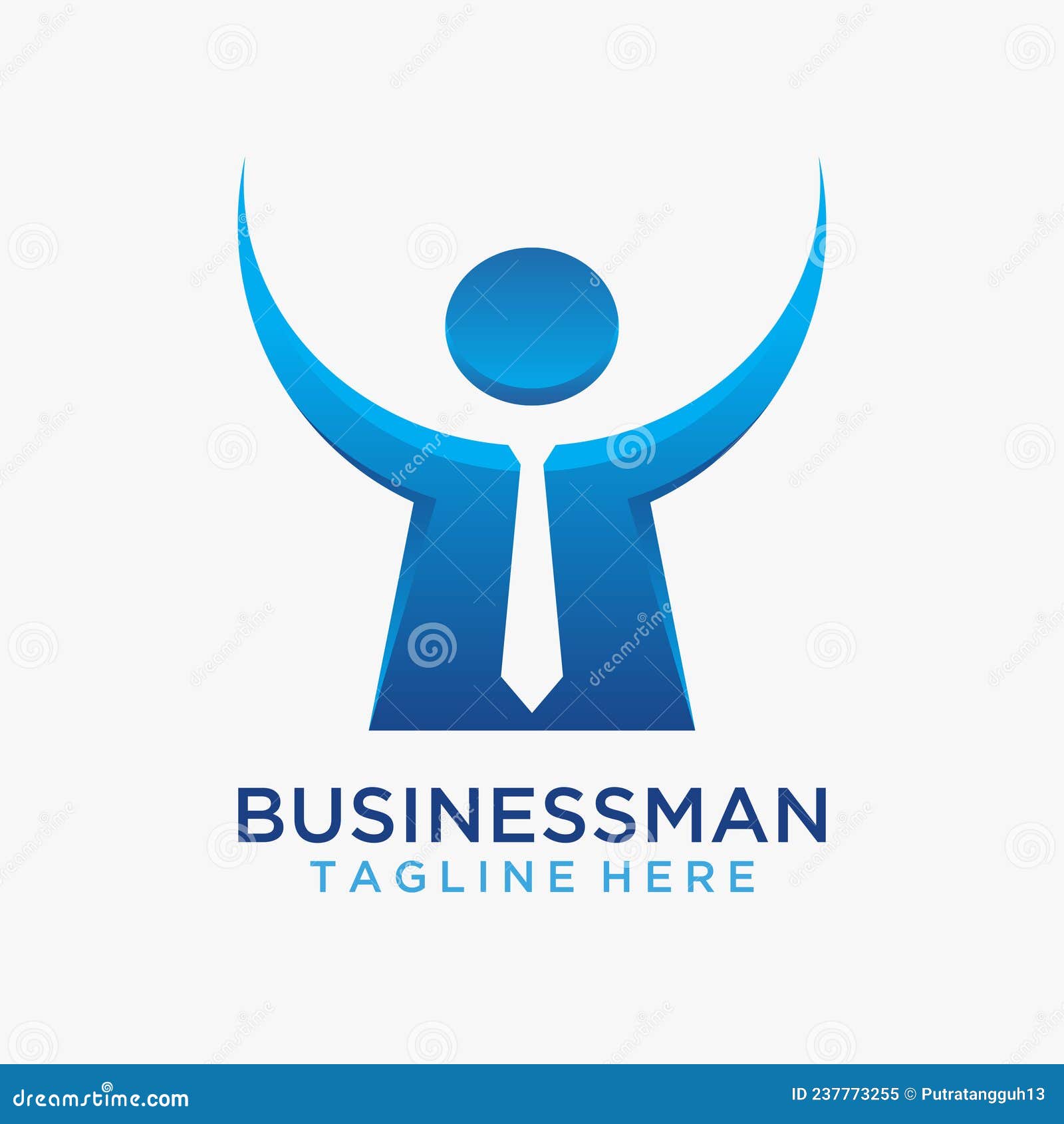 Professional Businessman Logo Design Stock Vector - Illustration of ...