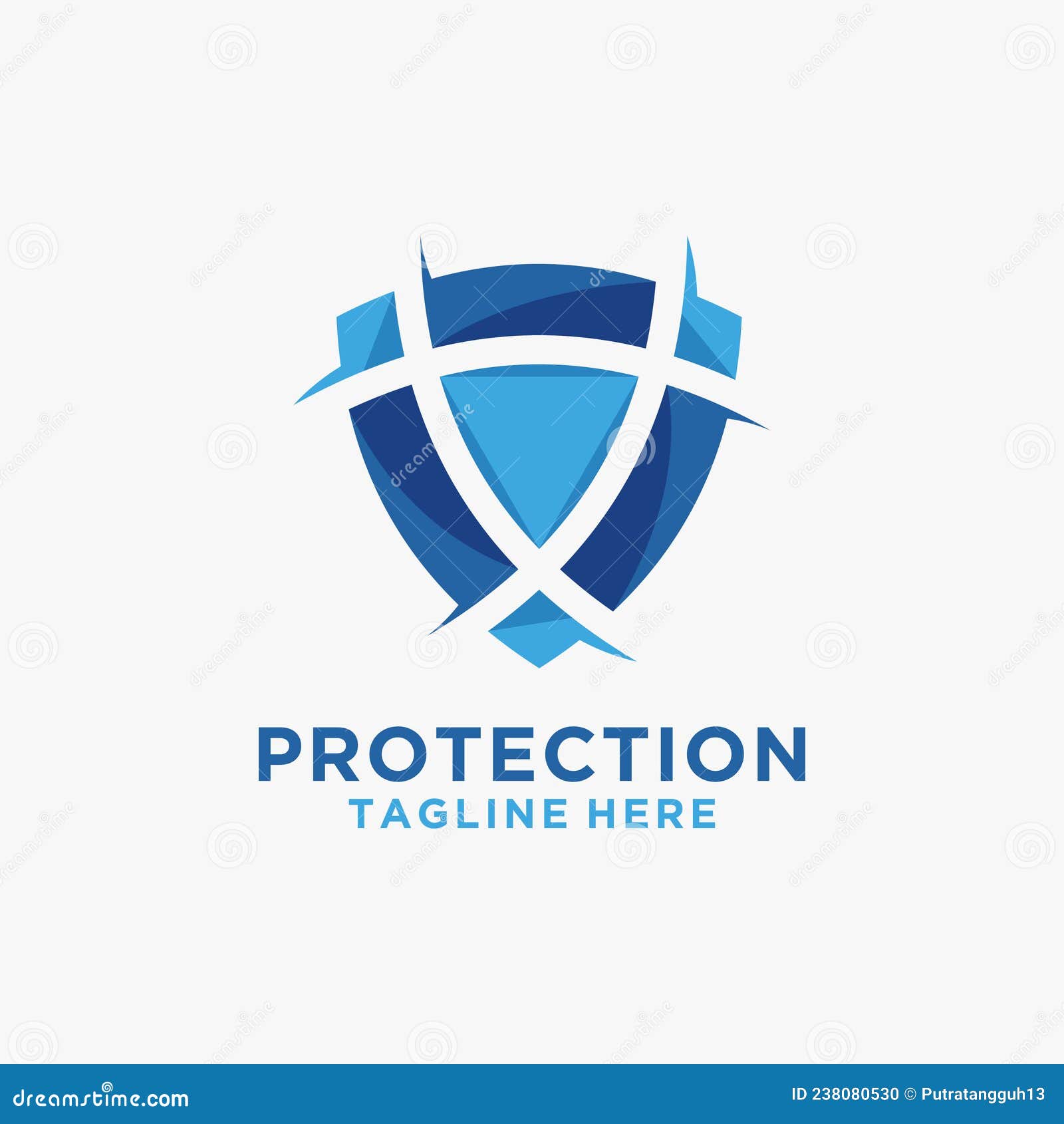 Abstract Shield Logo Design Stock Vector - Illustration of elegant ...