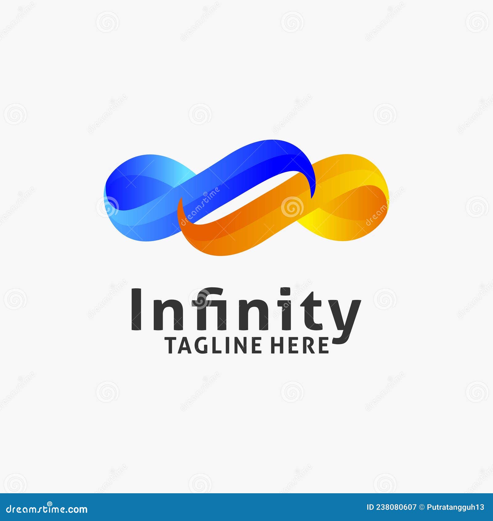 Creative Infinity Logo Design Stock Vector - Illustration of ideas ...