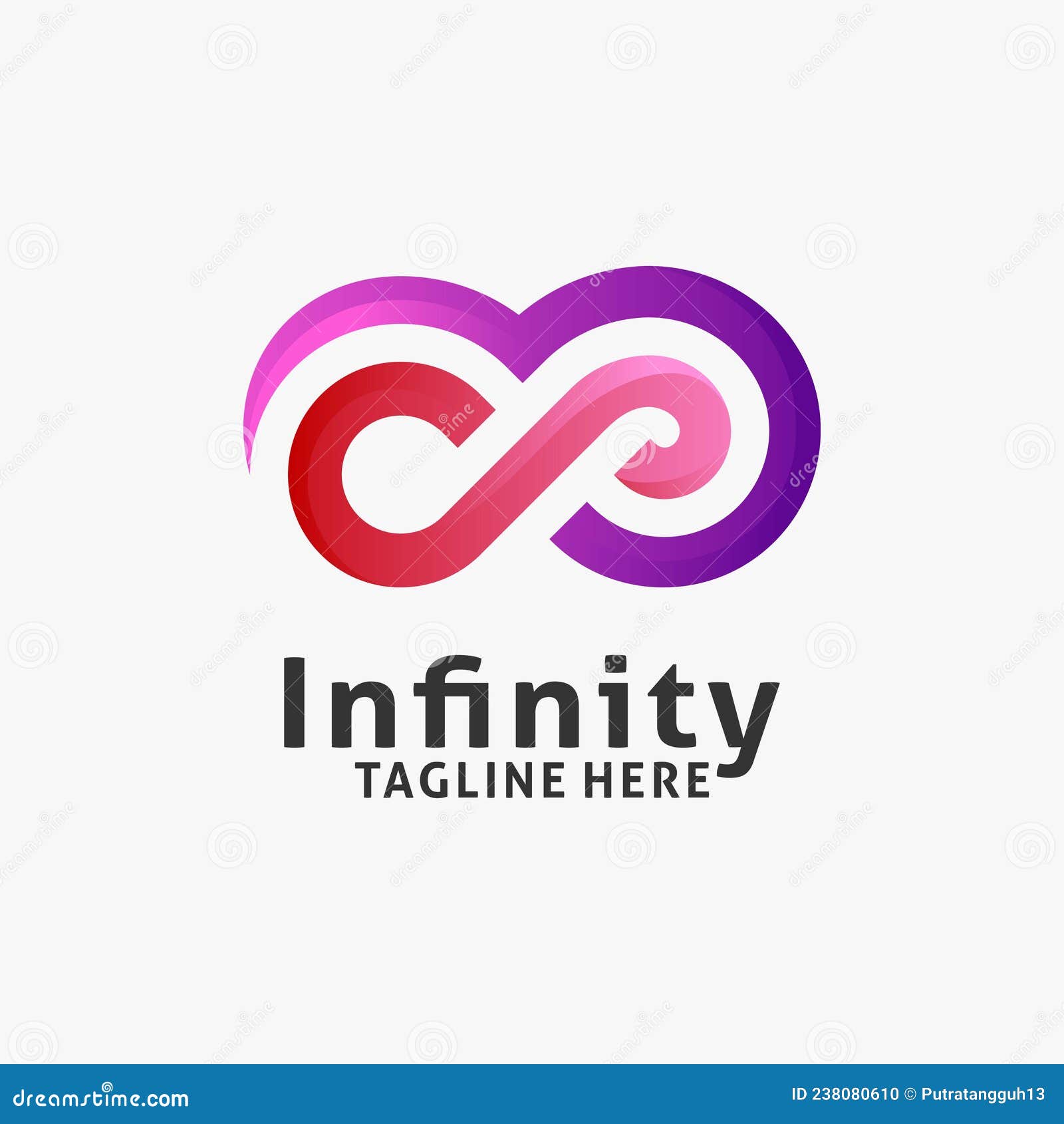 Creative Infinity Logo Design Stock Vector - Illustration of ideas ...