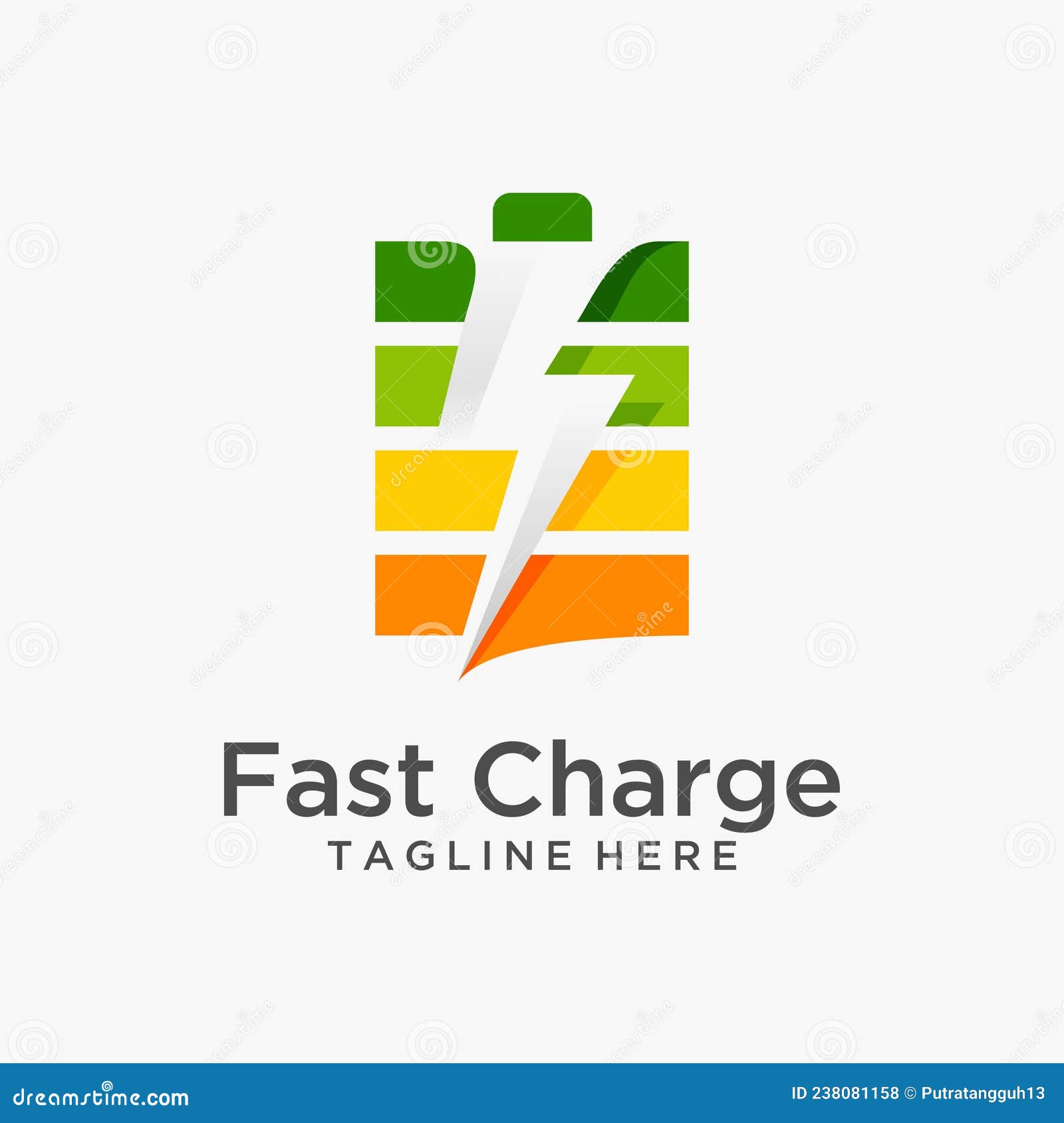 Fast Charge Battery Logo Design Stock Vector - Illustration of electric ...