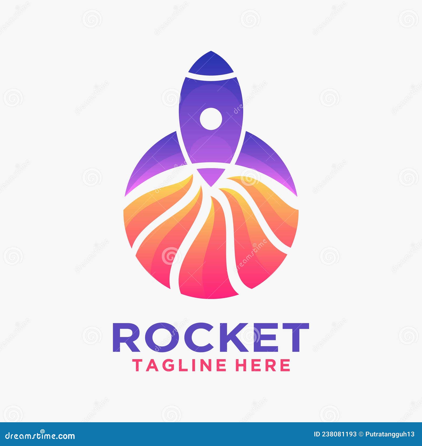 Creative Rocket Logo Design Stock Vector - Illustration of concept ...