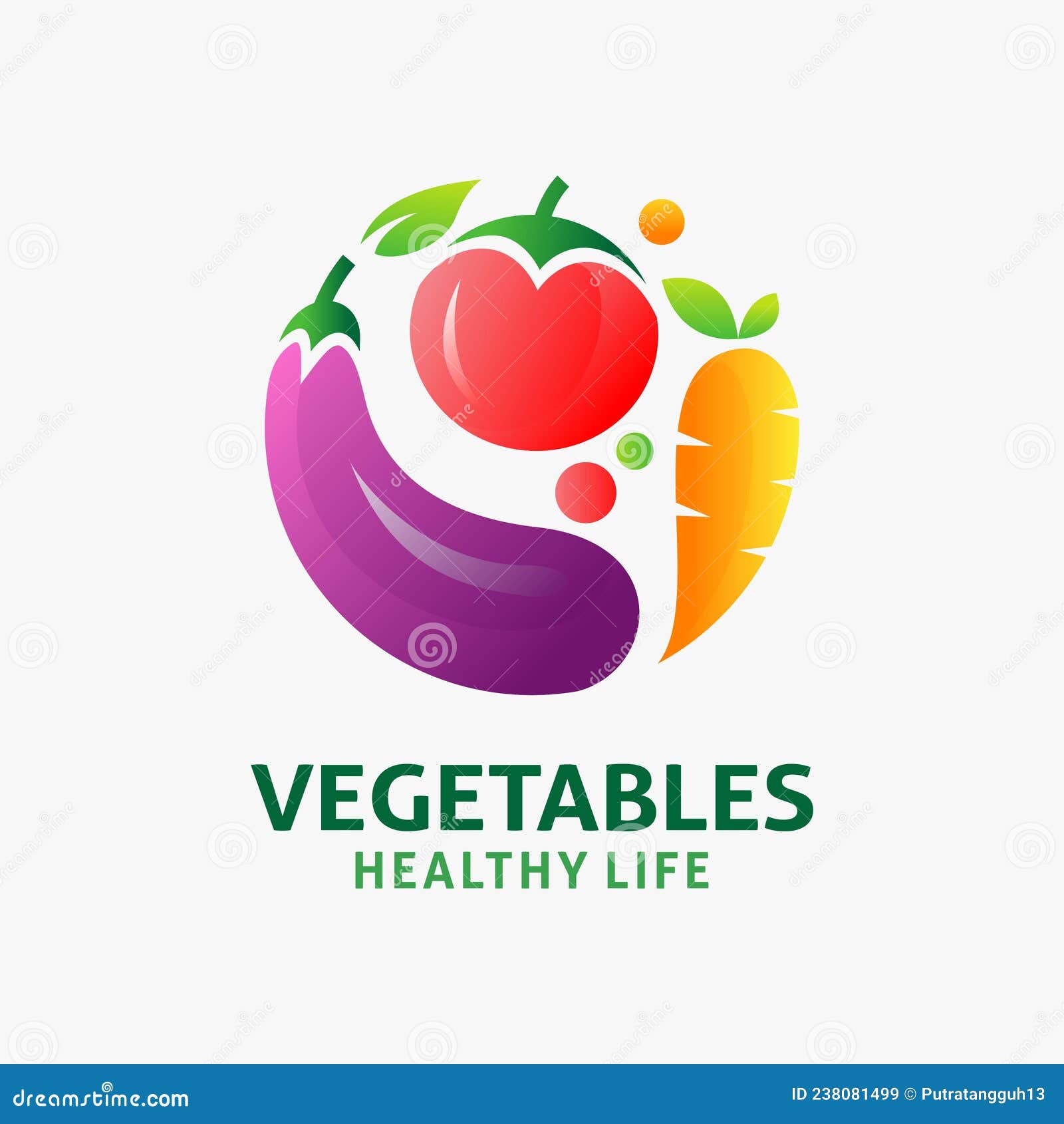 Fresh Vegetables Logo Design Stock Vector - Illustration of grocery ...