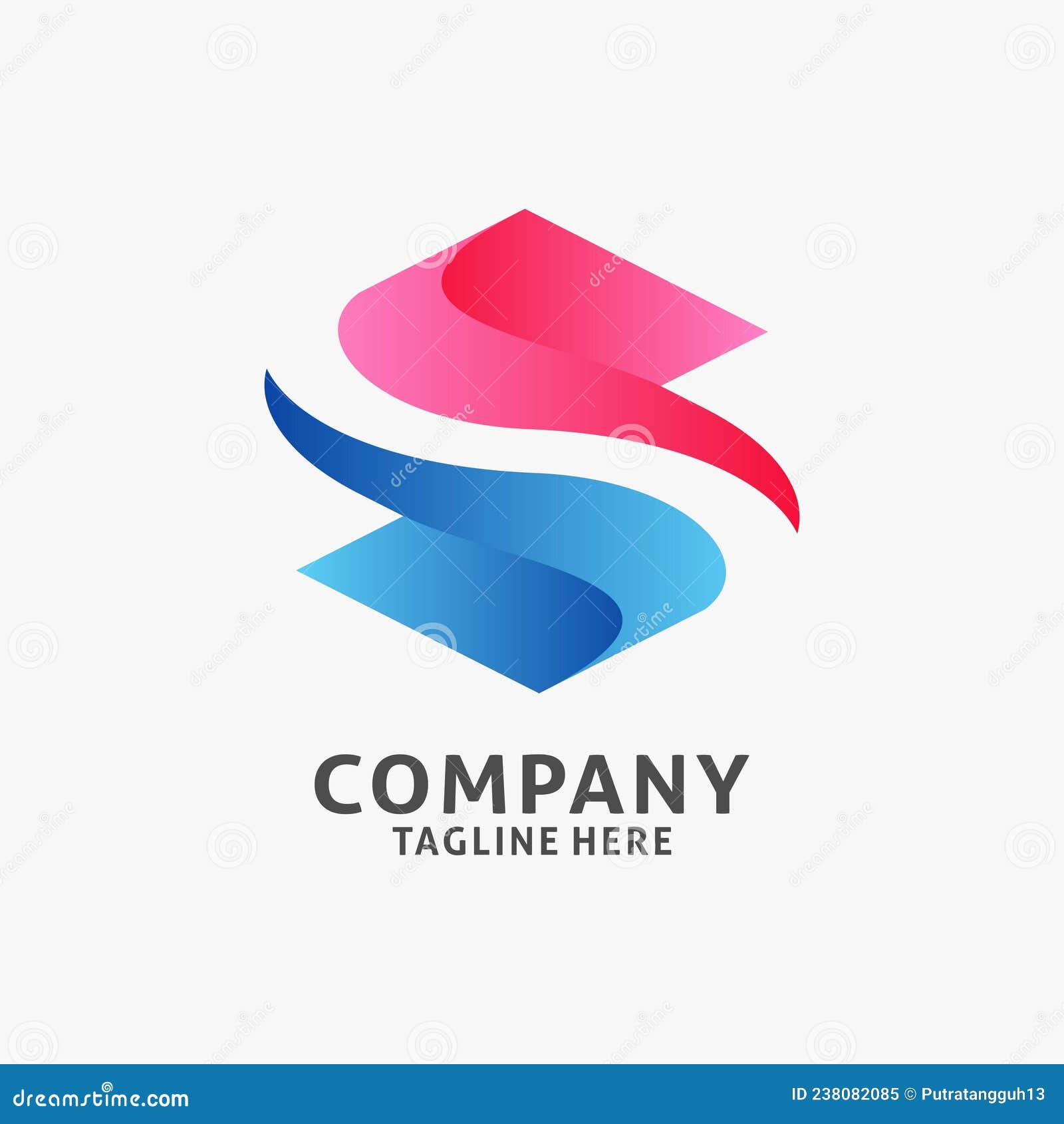 Letter S Gradient Logo Design Stock Vector - Illustration of company ...