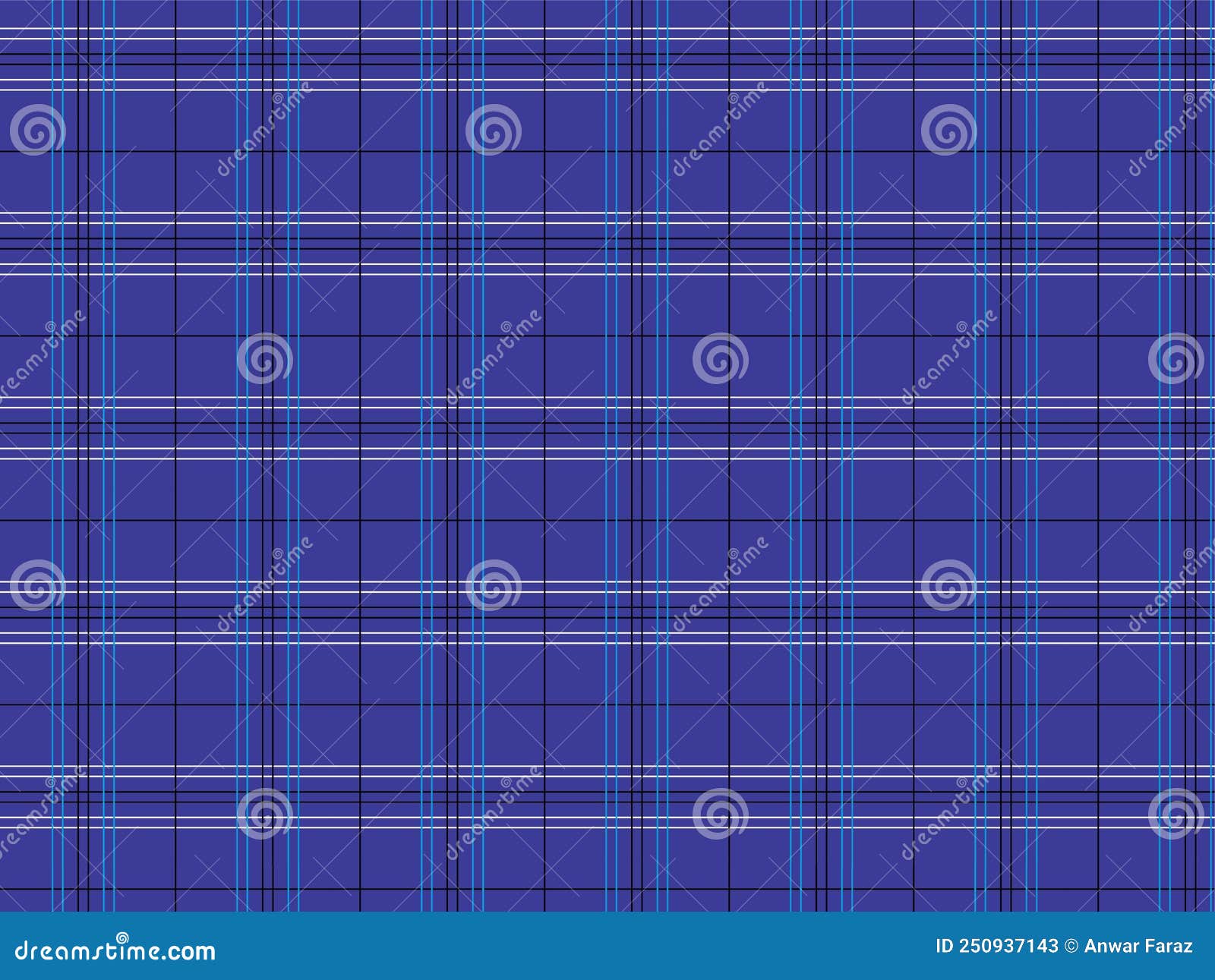 Dark Blue, Blue Check Tartan Plaid Flannel Pattern Design. Stock ...