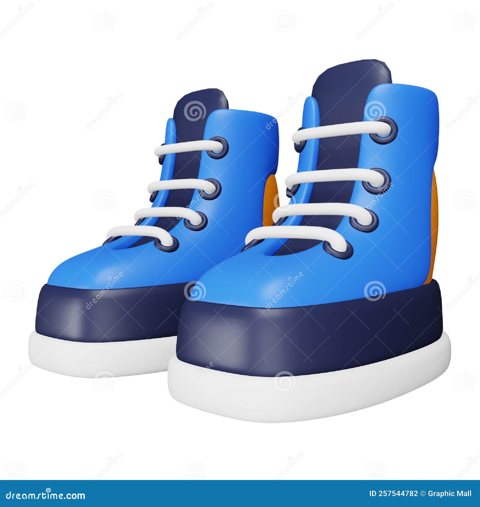 Shoes Products 3d Rendering Isometric Icon. Stock Vector - Illustration ...