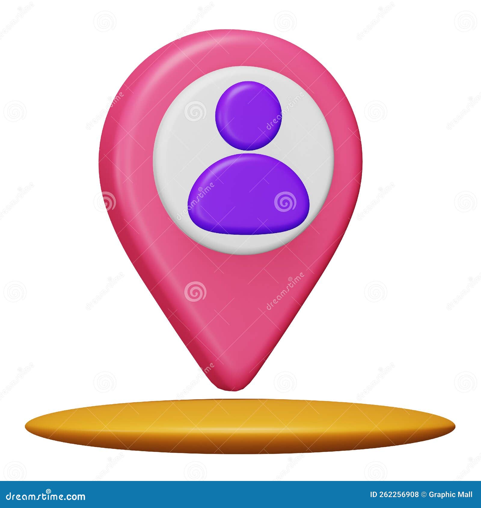 Position 3d Rendering Isometric Icon. Stock Vector - Illustration of ...