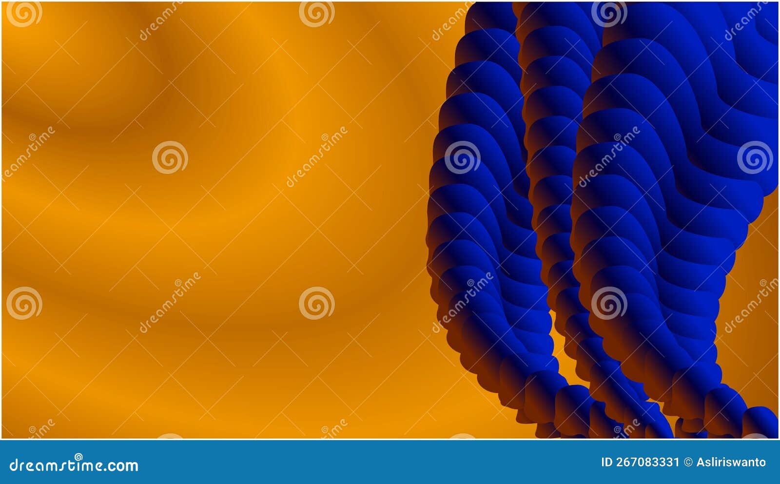 Gold and Dark Blue Gradient Abstract Background with Fluid. Simple ...