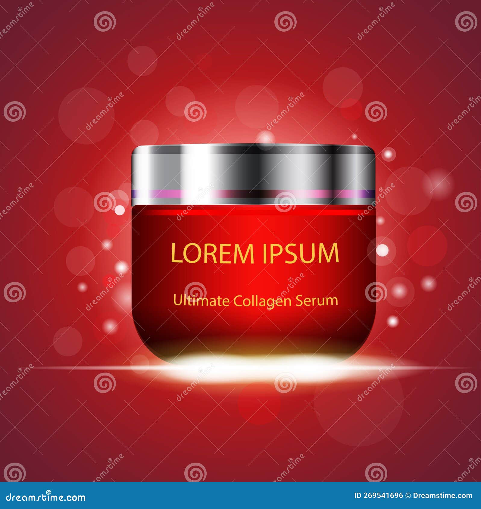 Collagen serum. stock vector. Illustration of liquid - 269541696