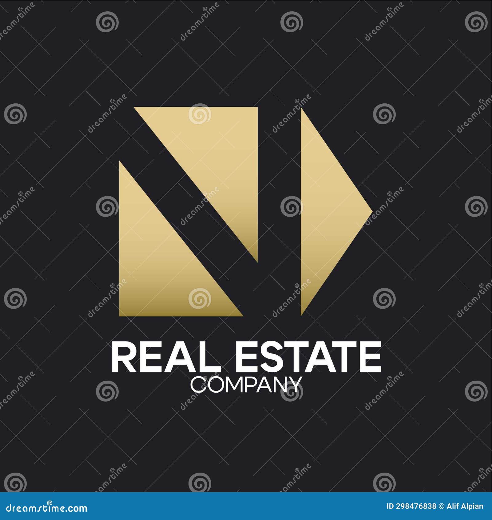 Logo Letter N Real Estate and Commercial Use Stock Vector ...