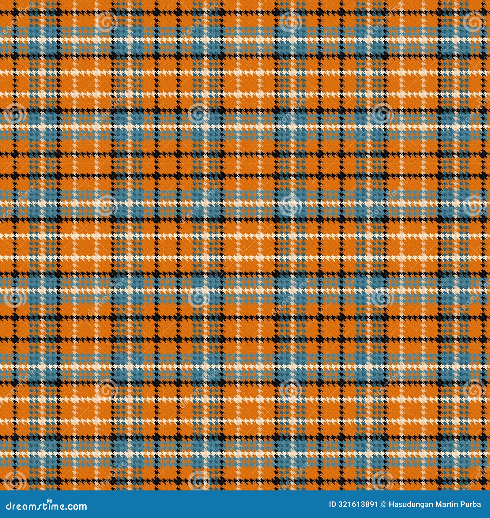 Seamless Retro Vintage Tartan Dogtooth Pattern 131 Stock Vector ...