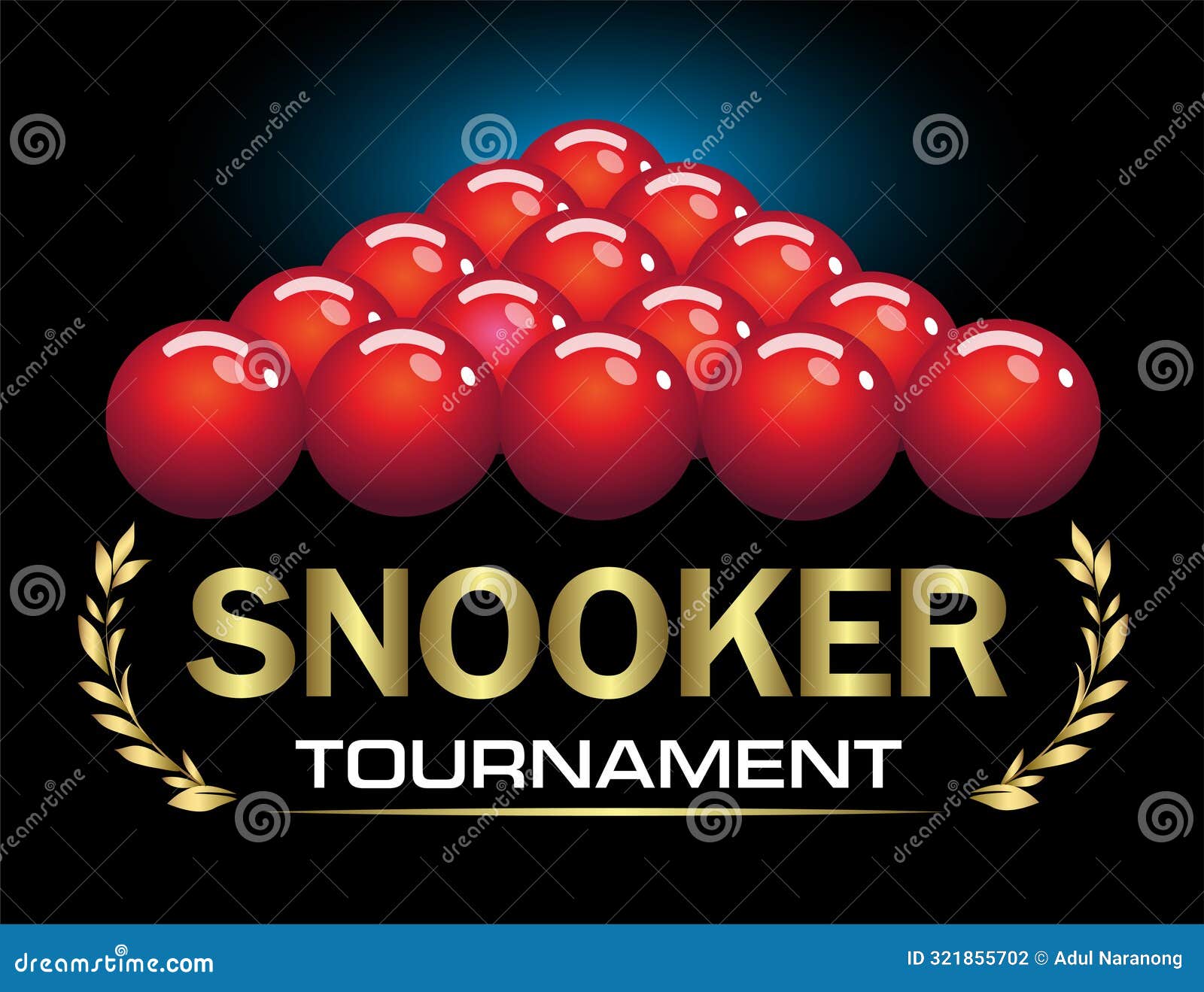 Snooker sport logo, stock vector. Illustration of billiard - 321855702